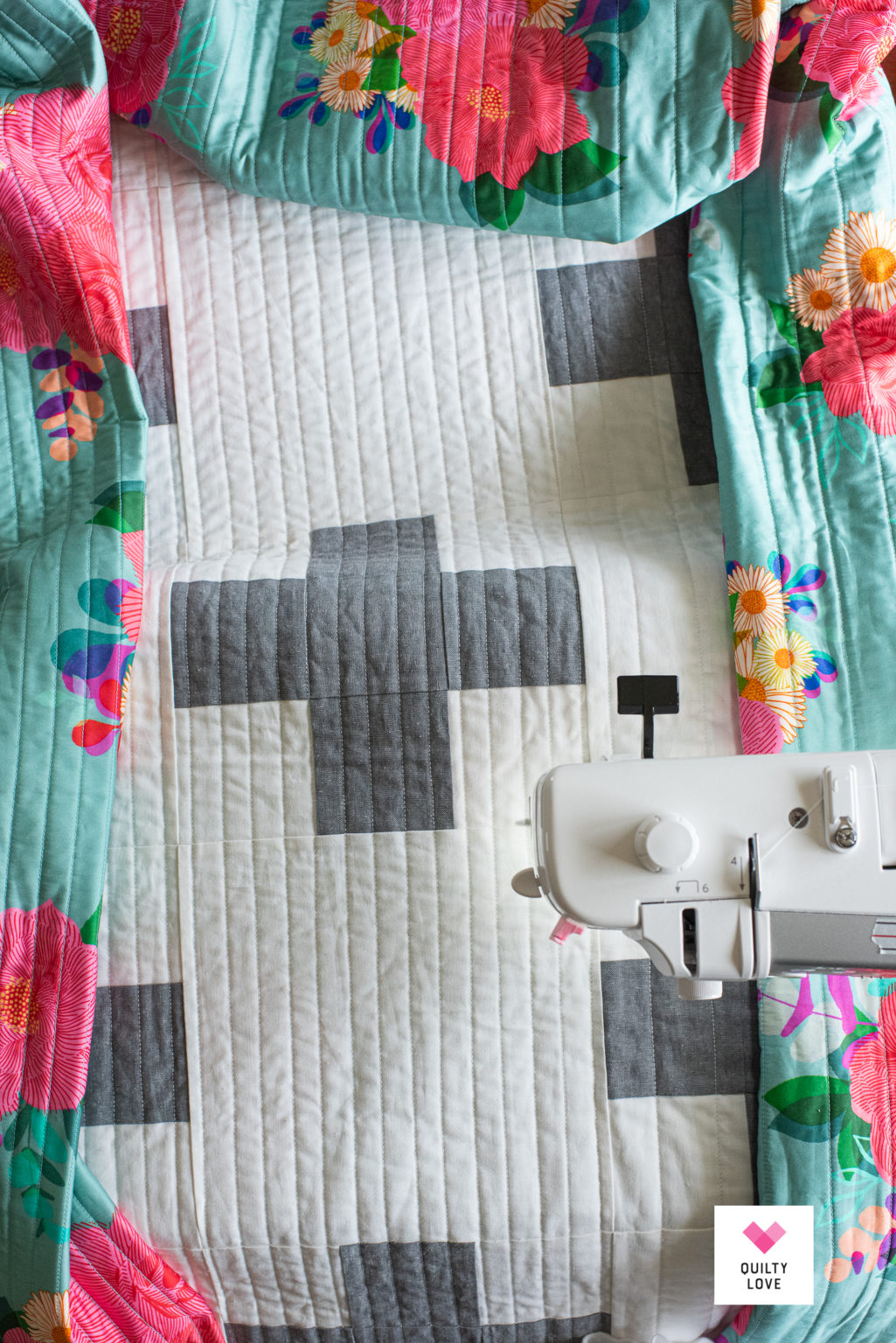 Free Simple Plus Quilt Pattern - PDF download - Quilty Love