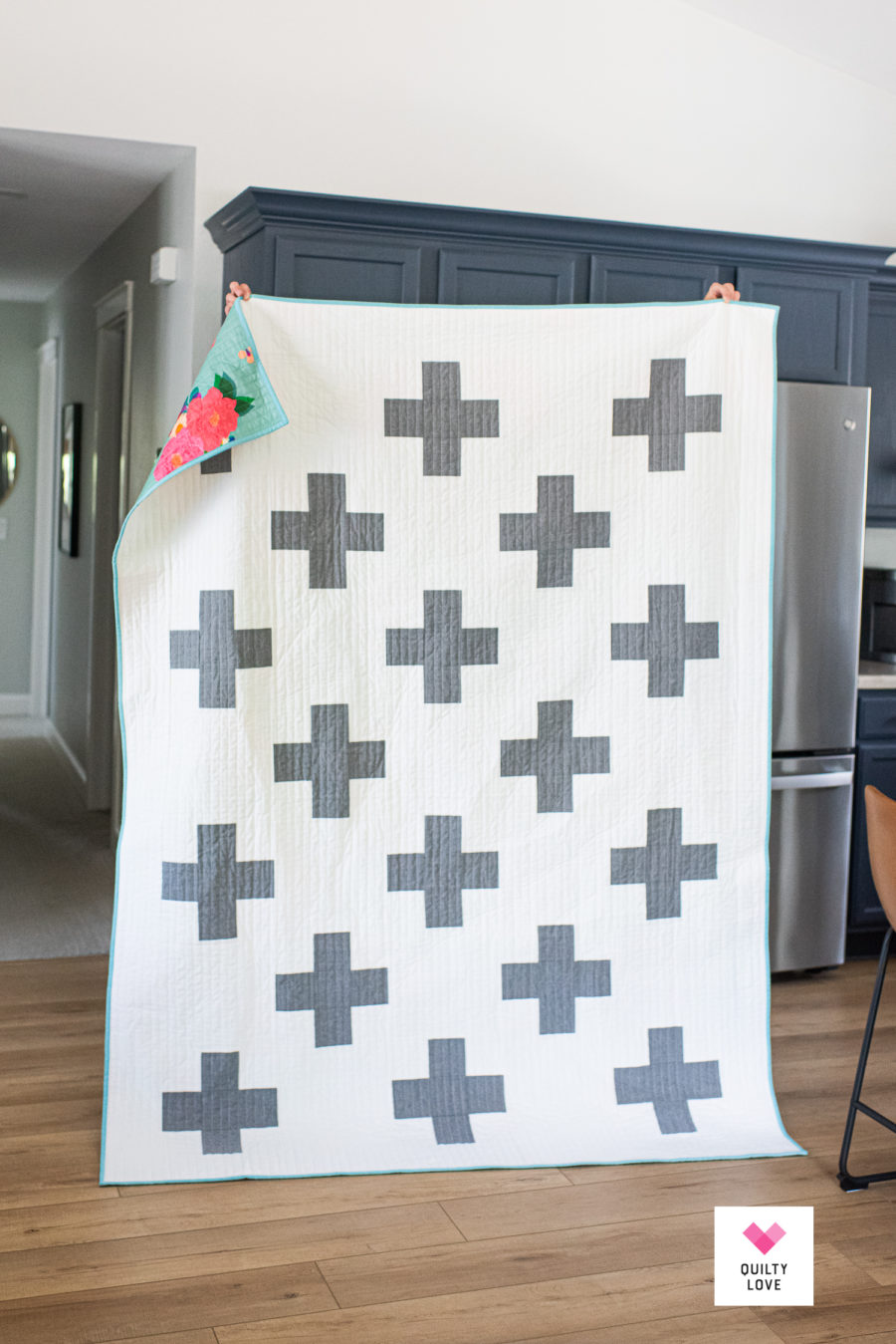 Free Simple Plus Quilt Pattern - PDF download - Quilty Love