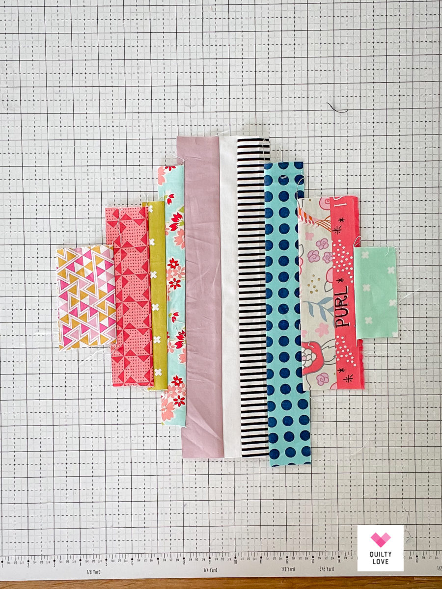 The scrappy and happy String Quilt - Quilty Love