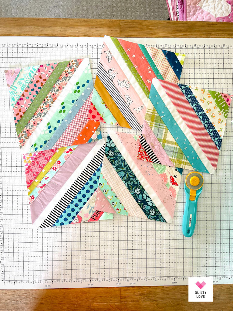 The scrappy and happy String Quilt - Quilty Love