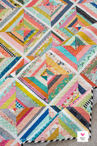 The scrappy and happy String Quilt - Quilty Love