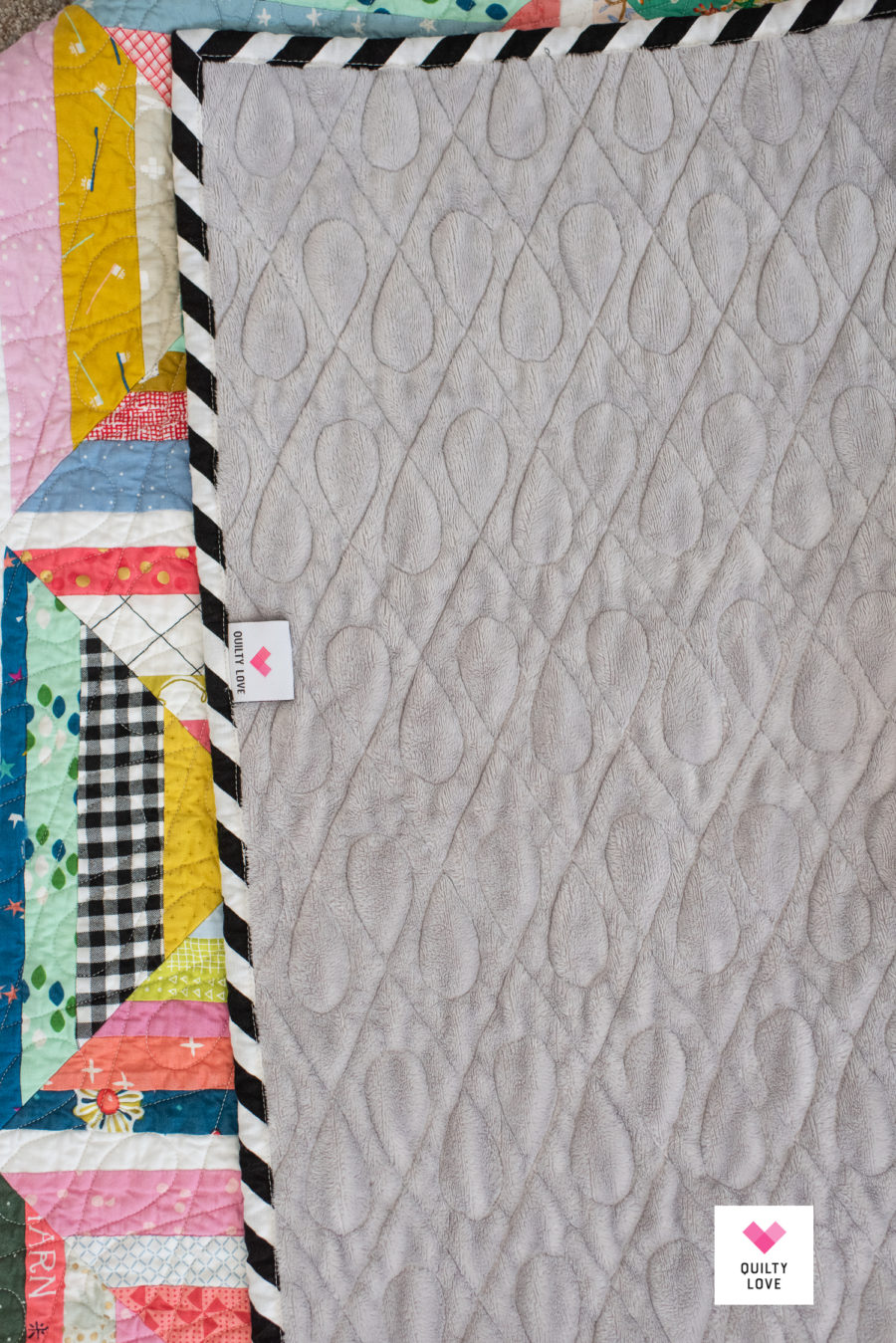 The scrappy and happy String Quilt - Quilty Love