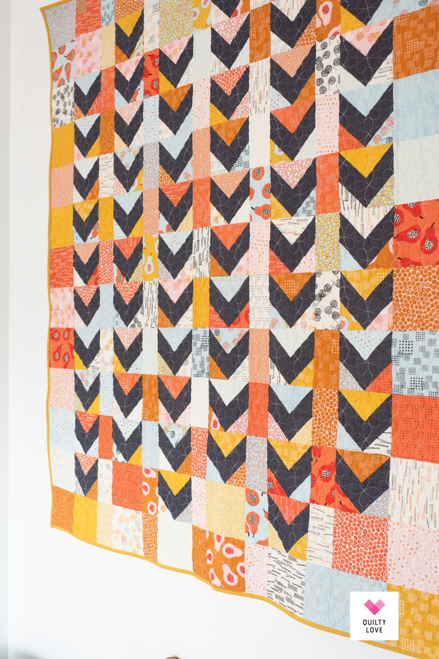 Zen Chic Lazy Afternoon Scrappy Arrows quilt - Quilty Love