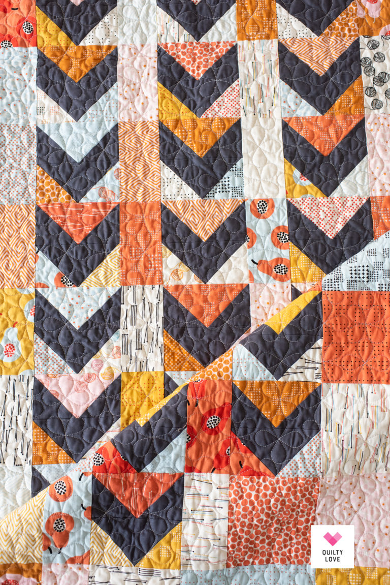 Zen Chic Lazy Afternoon Scrappy Arrows quilt - Quilty Love