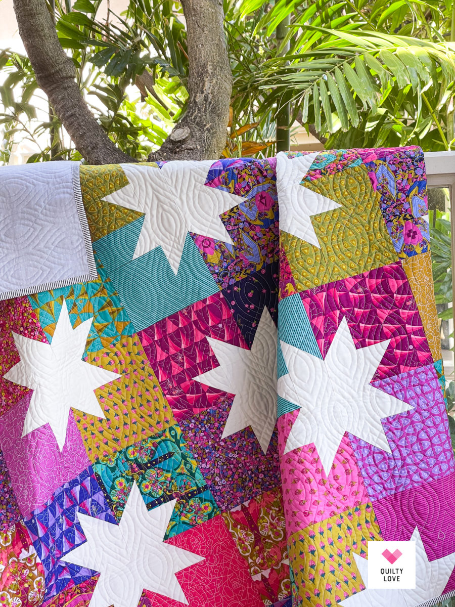 The Alison Glass Star Pop II quilt - Quilty Love