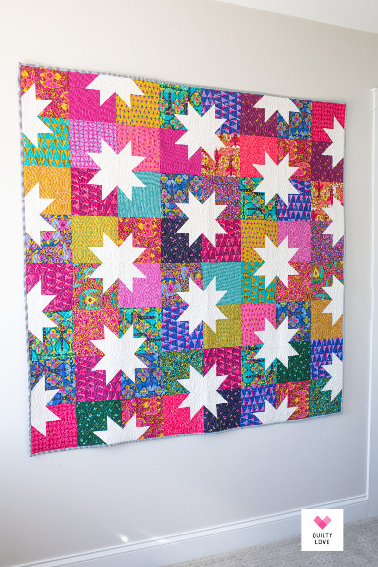 The Alison Glass Star Pop II quilt - Quilty Love