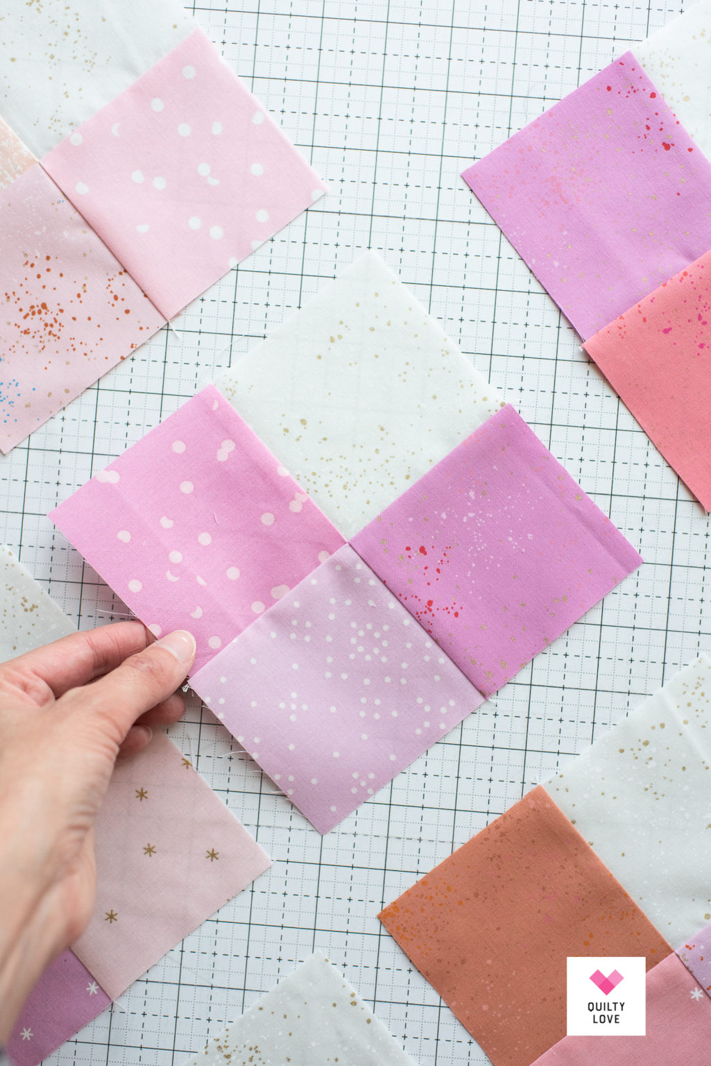 Ruby Star Society Quilty Hearts quilt - Quilty Love