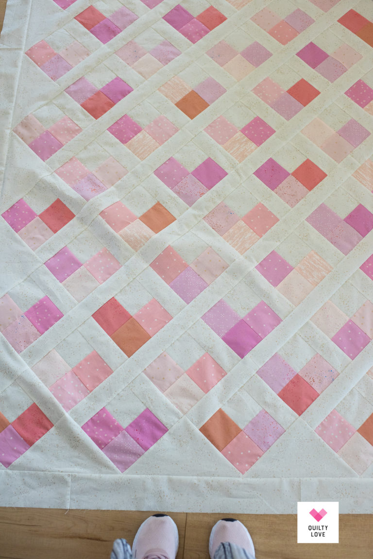 Ruby Star Society Quilty Hearts quilt - Quilty Love