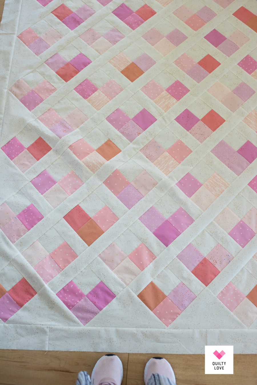 Ruby Star Society Quilty Hearts quilt - Quilty Love