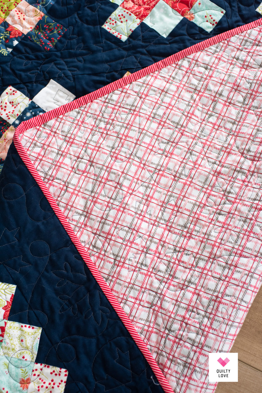Free Pattern - Scrappy Granny Squares quilt pattern - Quilty Love