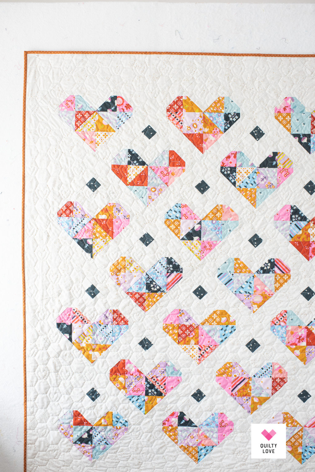 Heart Gems Quilt - Ruby Star Society Petunia - Quilty Love