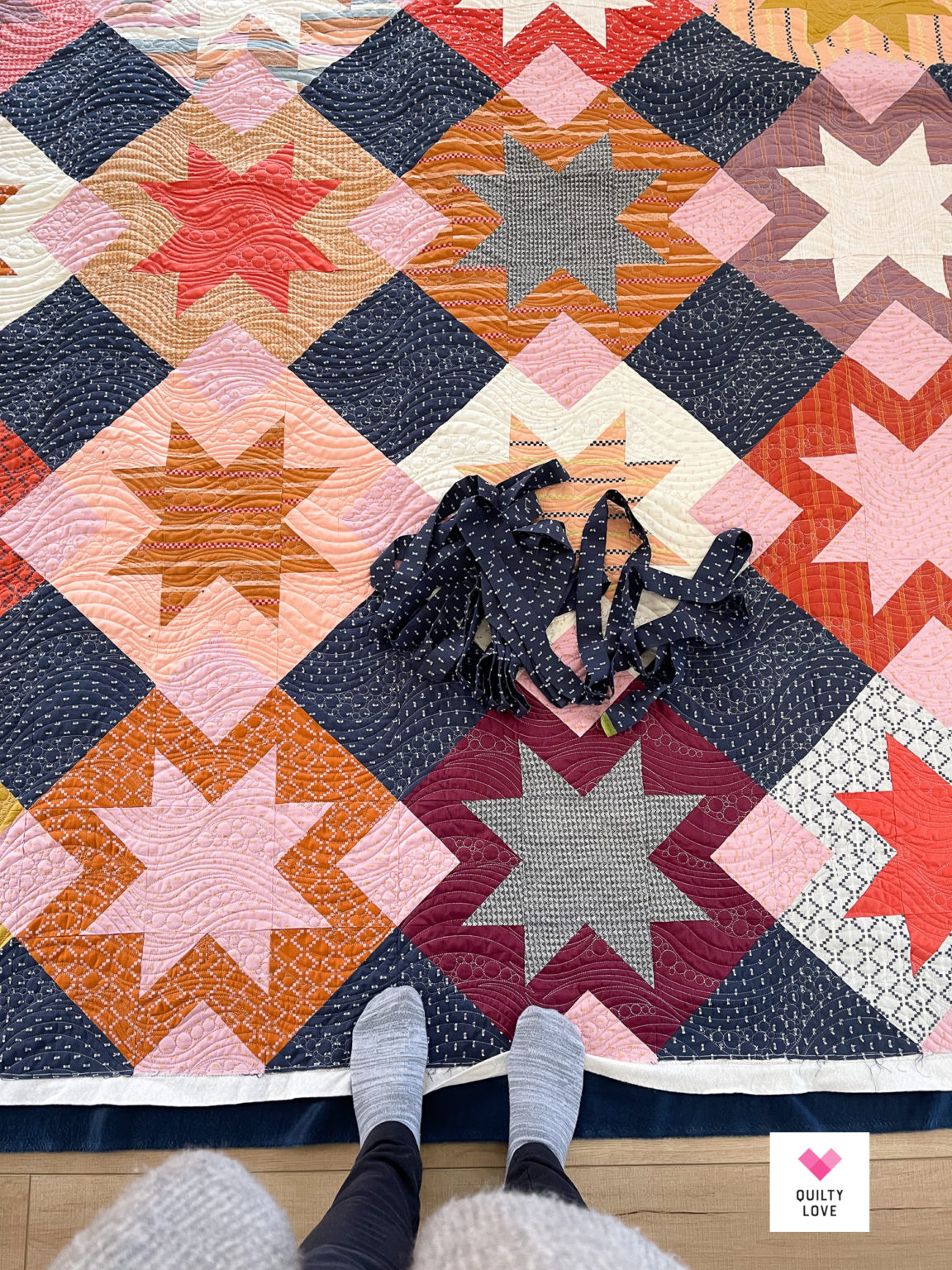 Warp and Weft North Star Quilt - Quilty Love