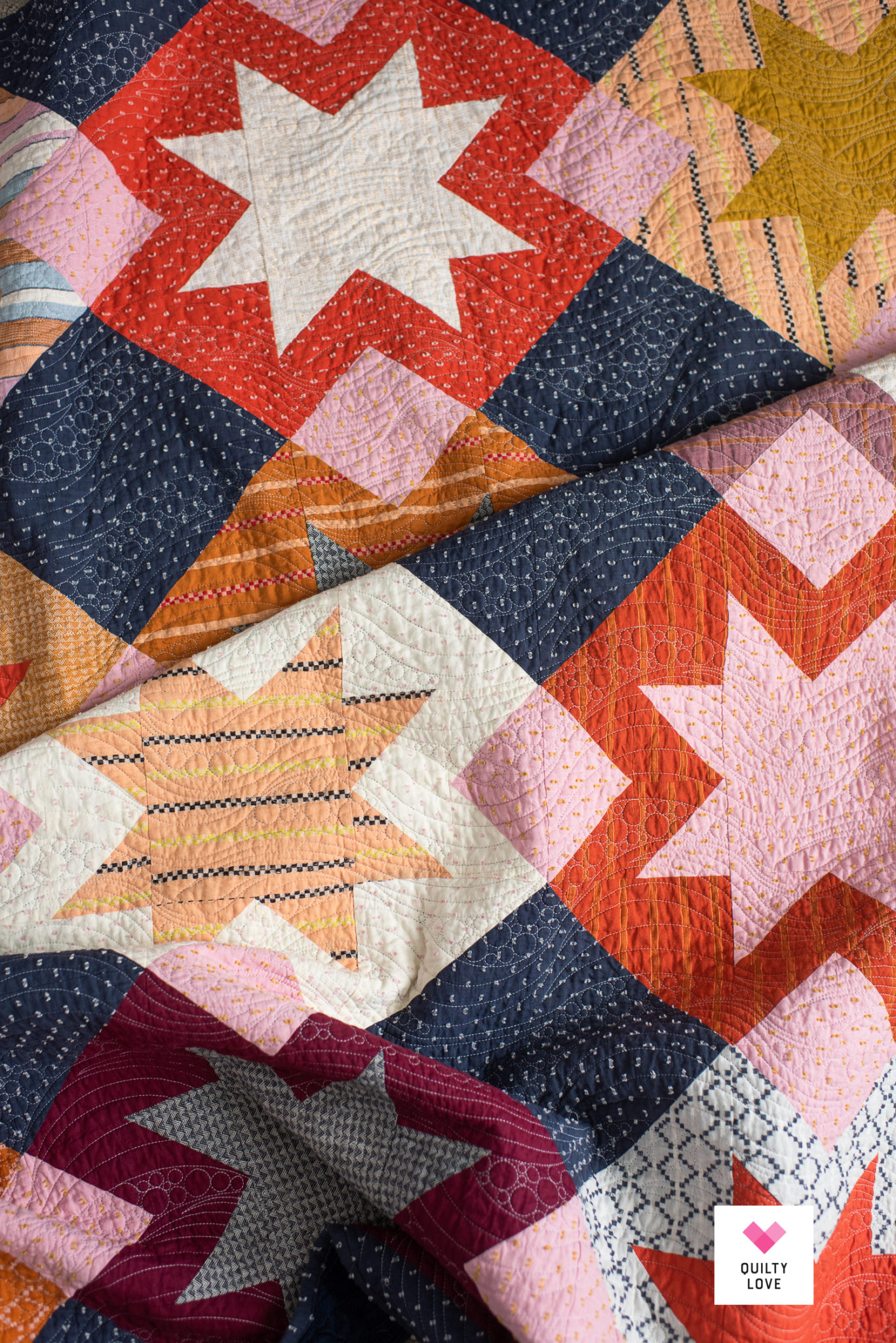 Warp and Weft North Star Quilt - Quilty Love