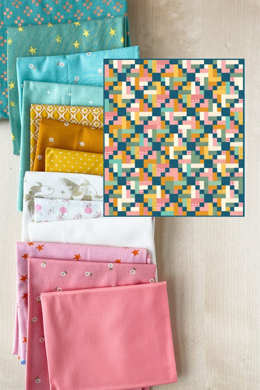 SCRAPPY GEMS STASH BUSTER QUILT PATTERN - Quilty Love