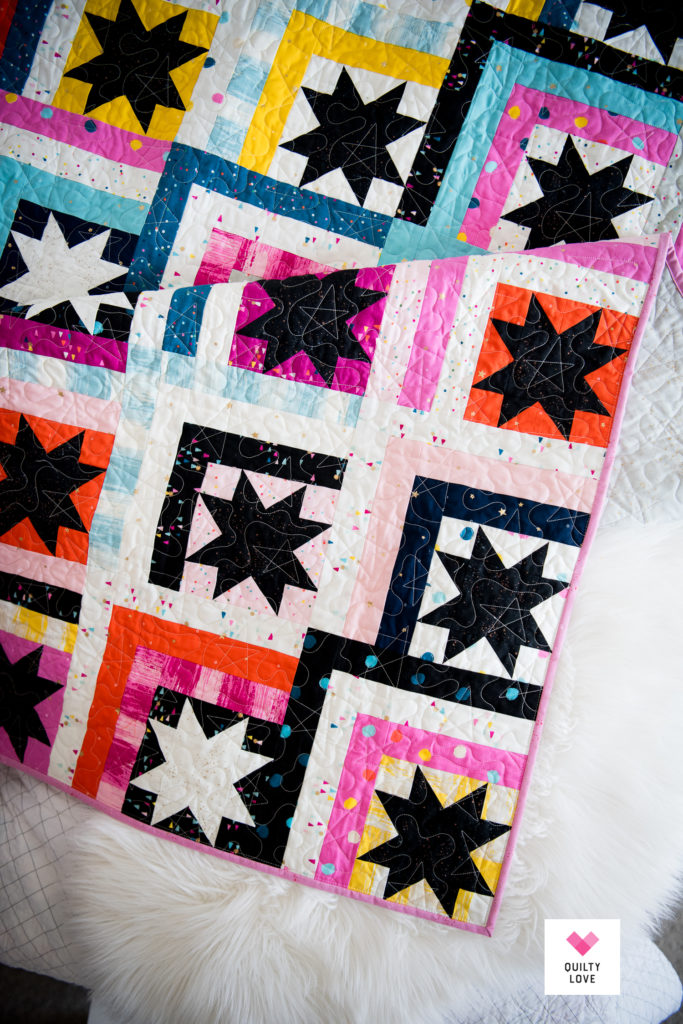Log Cabin Stars Quilt Pattern + a quilt along - Quilty Love