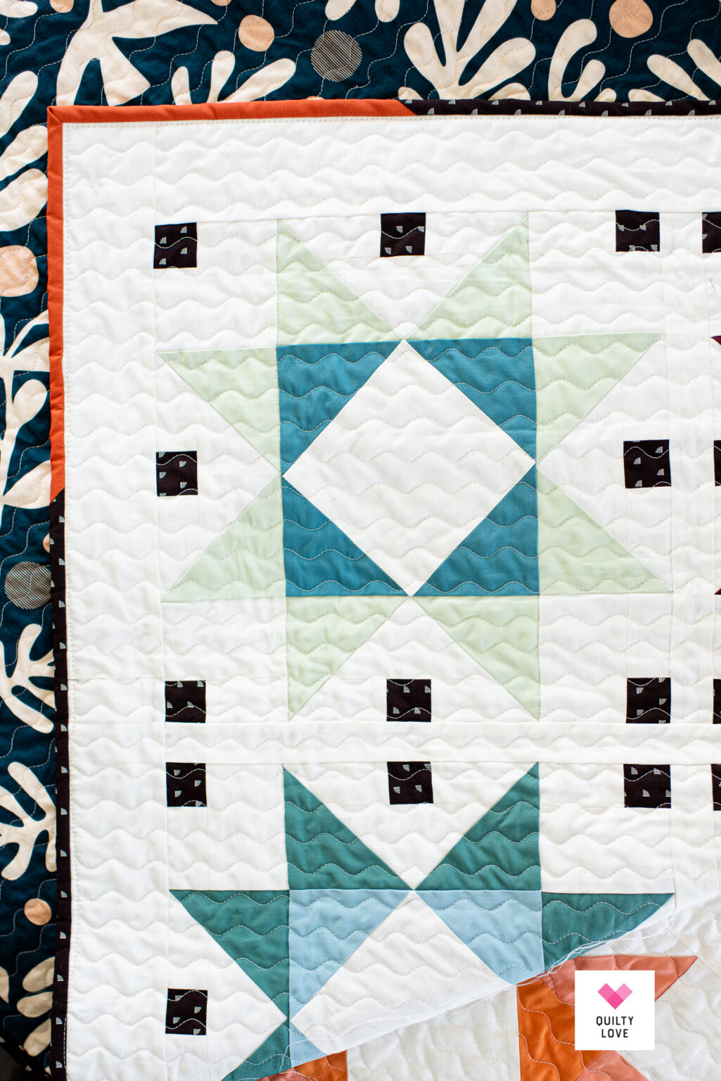 Tiled Stars II quilt pattern - Quilty Love