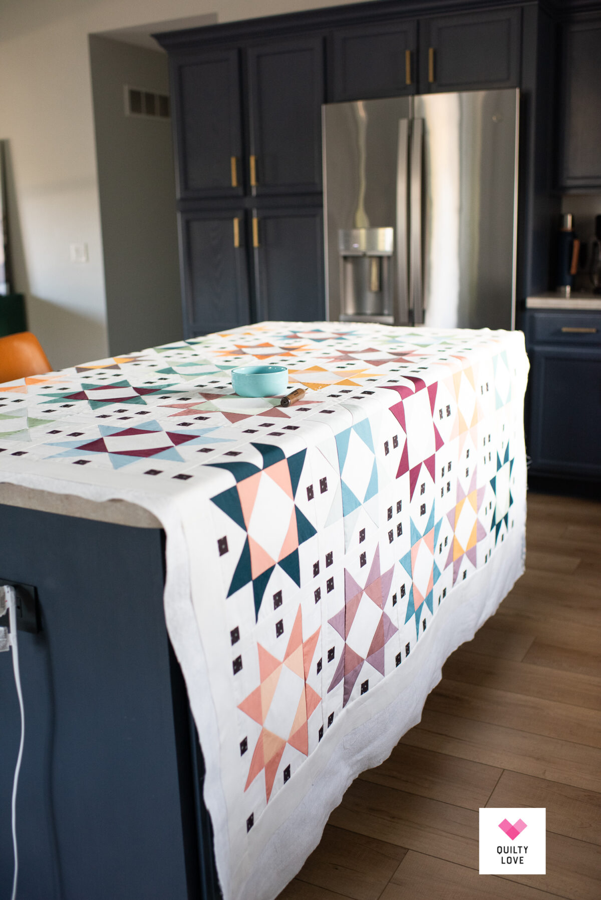 Tiled Stars II quilt pattern - Quilty Love