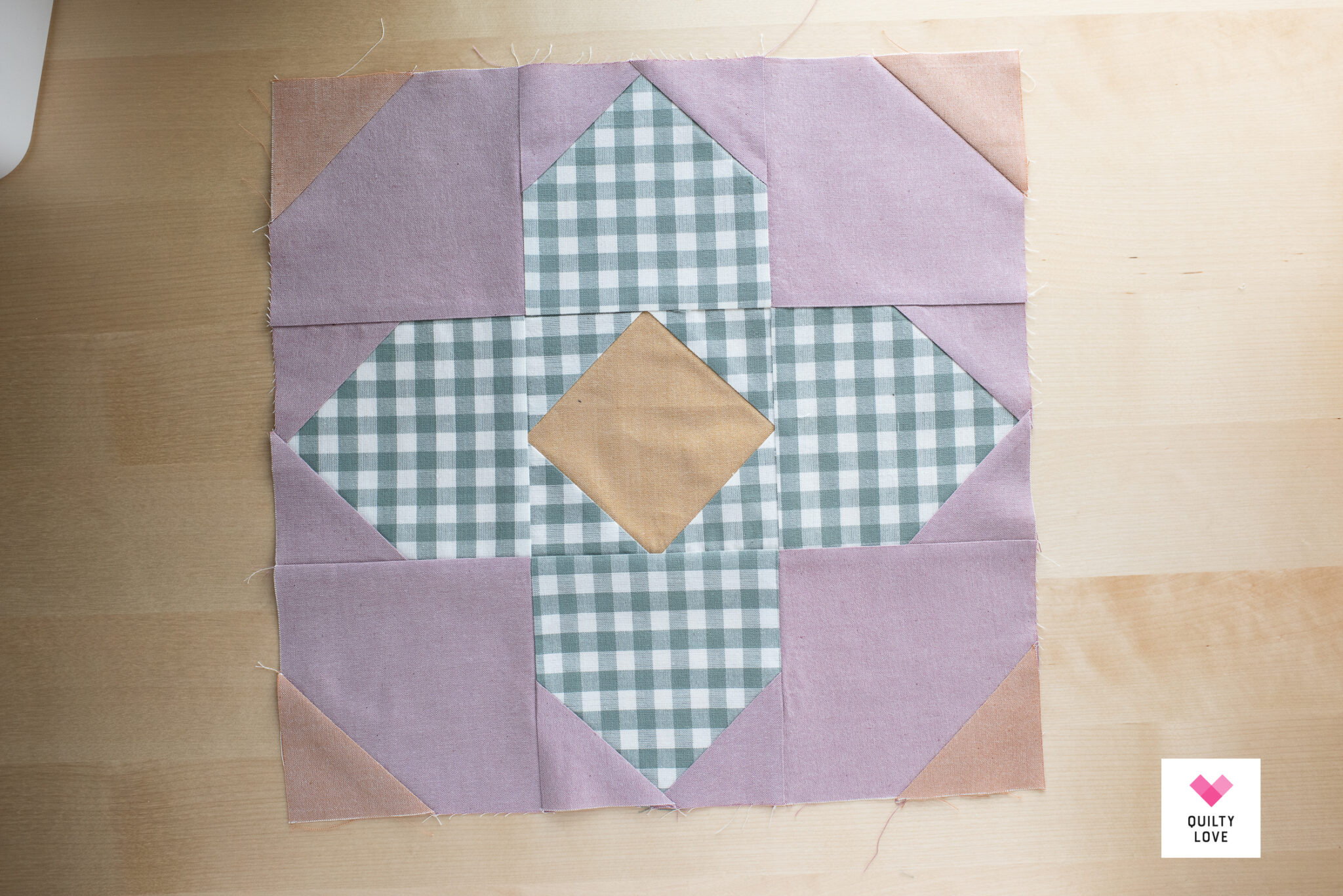 Fableism Everyday Chambray Geo Gems Quilt - Quilty Love