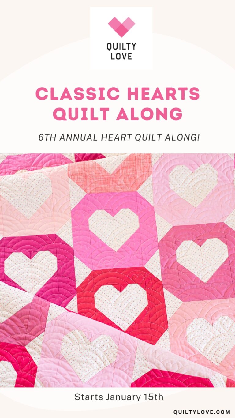 Classic Hearts QAL - Quilty Love