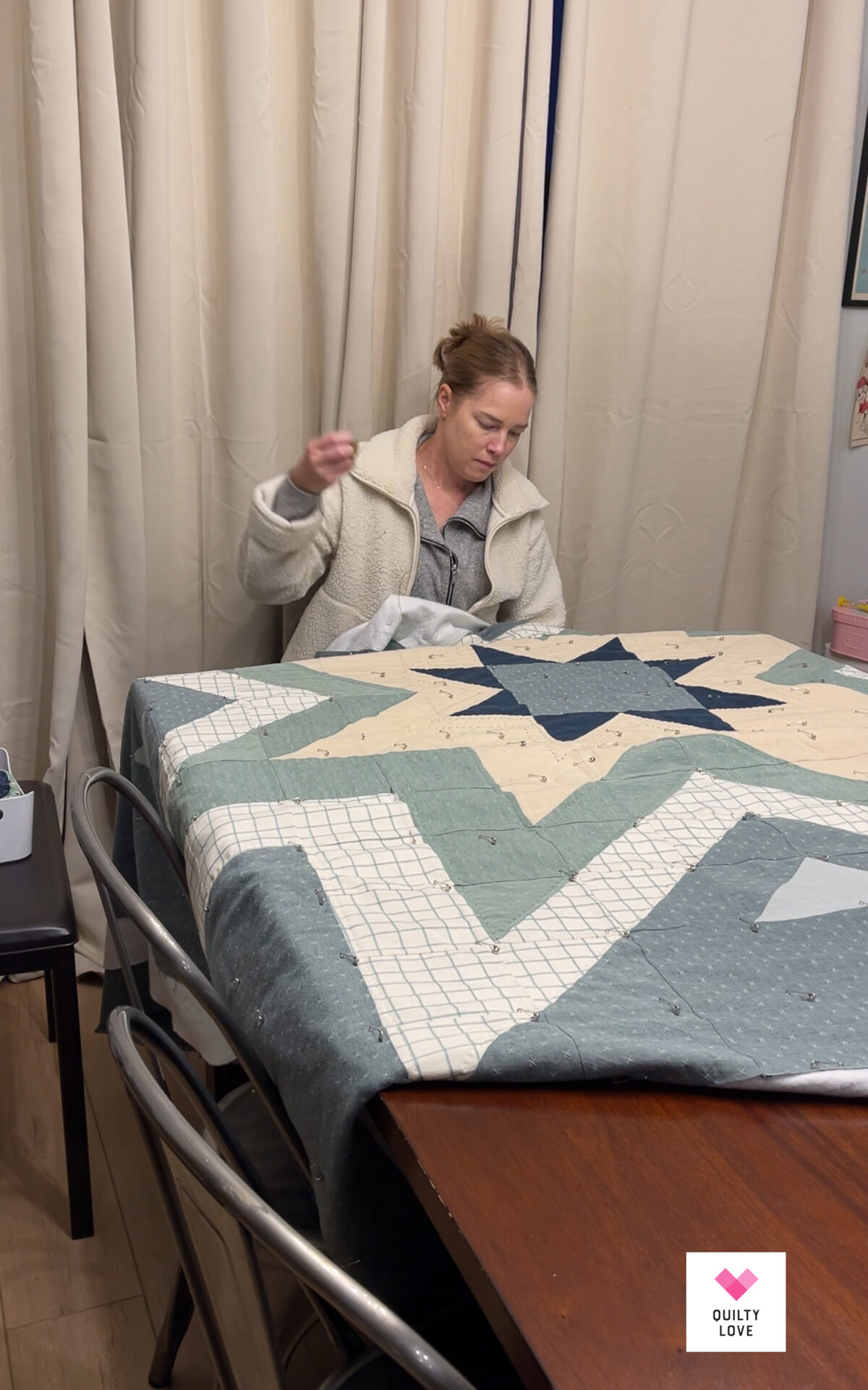 Meandering pattern for quilting a quilt free - thairolf