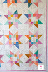 Scrap Stash Quilty Stars quilt - Quilty Love