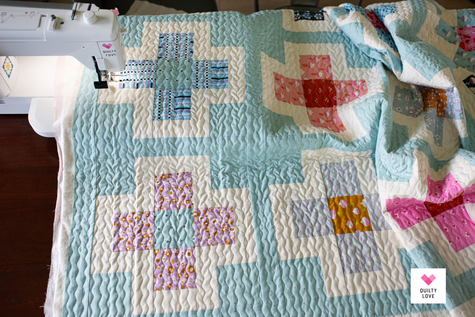 Plus Charmed - A new charm square quilt pattern - Quilty Love