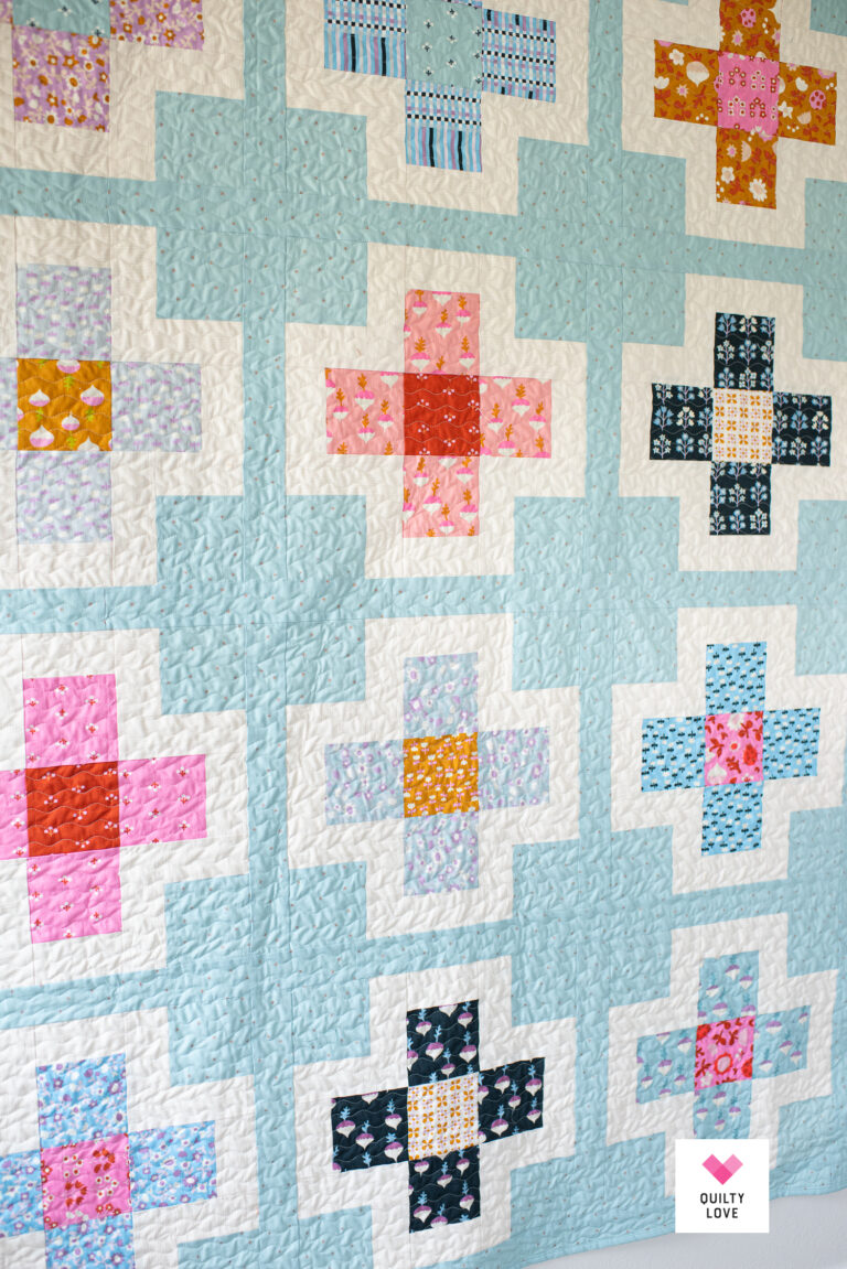 Plus Charmed - A new charm square quilt pattern - Quilty Love