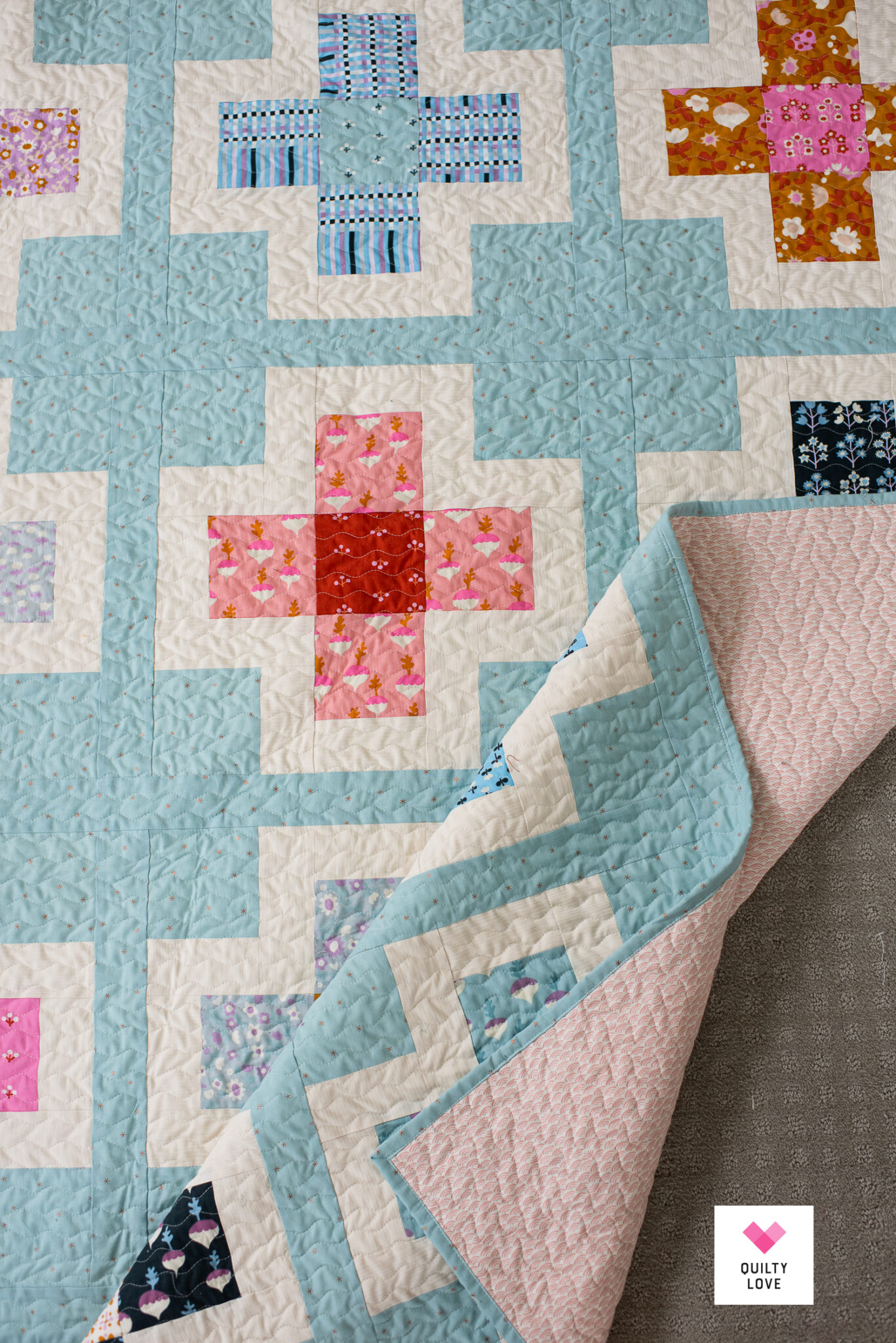Plus Charmed - A new charm square quilt pattern - Quilty Love