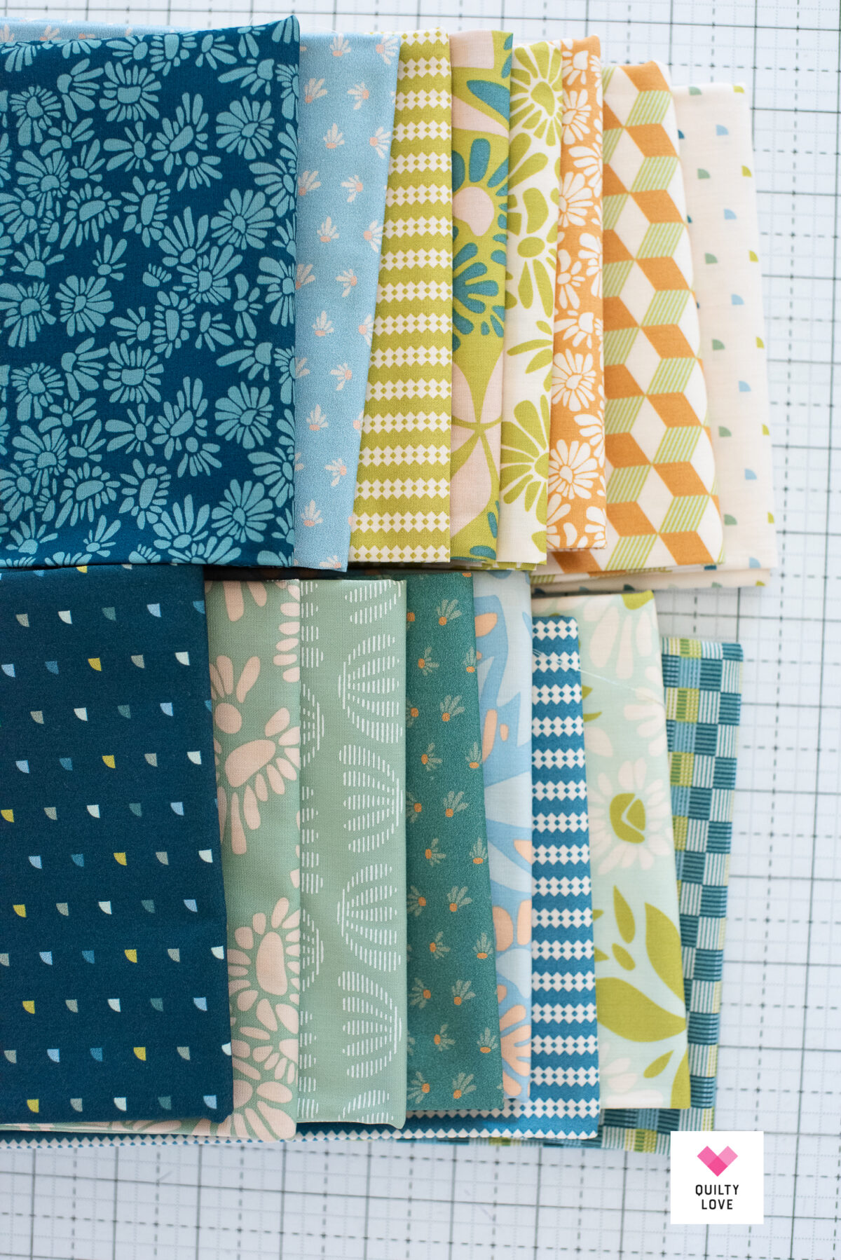 Art Gallery Fabrics Evolve Patchwork Flying Geese quilt - Quilty Love