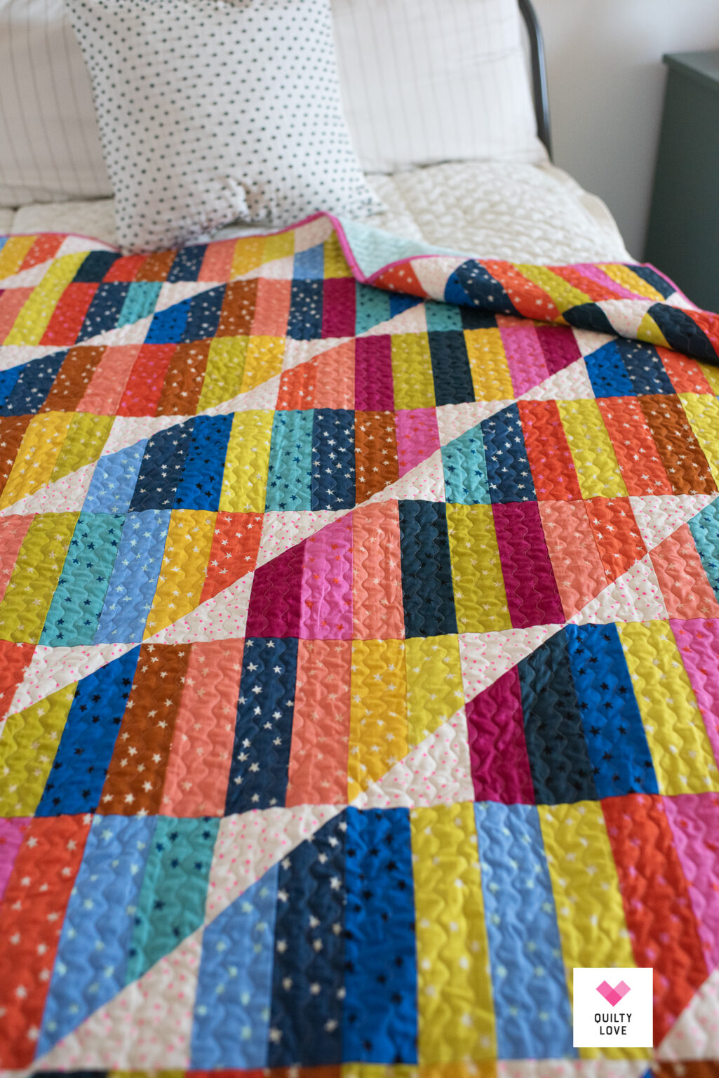 New Ruby Star Society Starry Happy Stripes quilt - Quilty Love