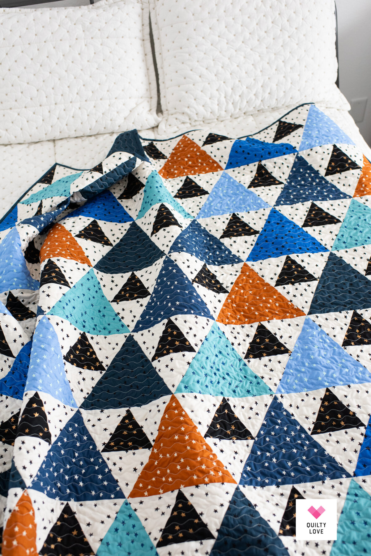 Ruby Star Society Starry Triangle Peaks Quilt - Quilty Love