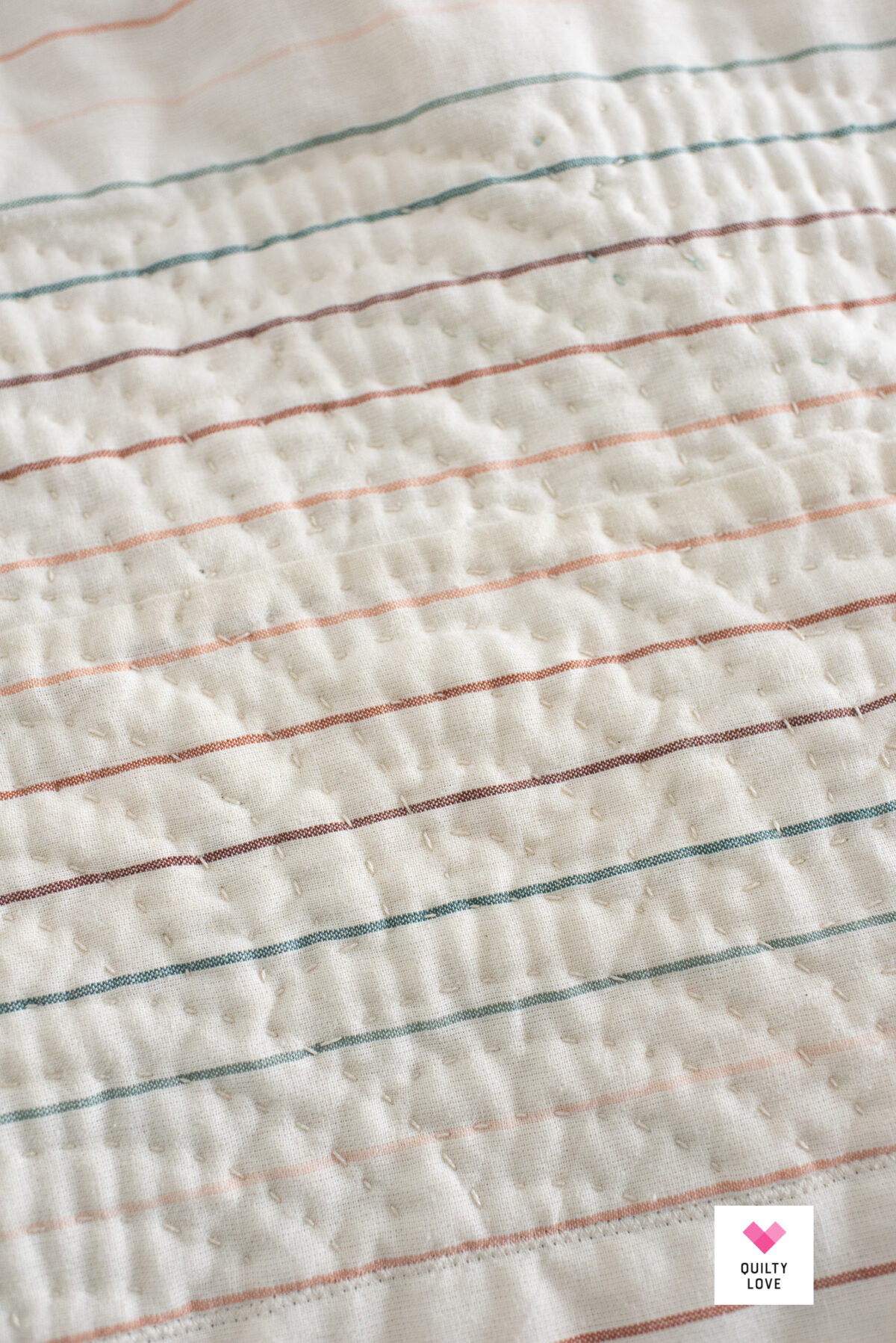 Hand quilted Fableism Camp Gingham Stained Glass Windows Quilt - Quilty ...