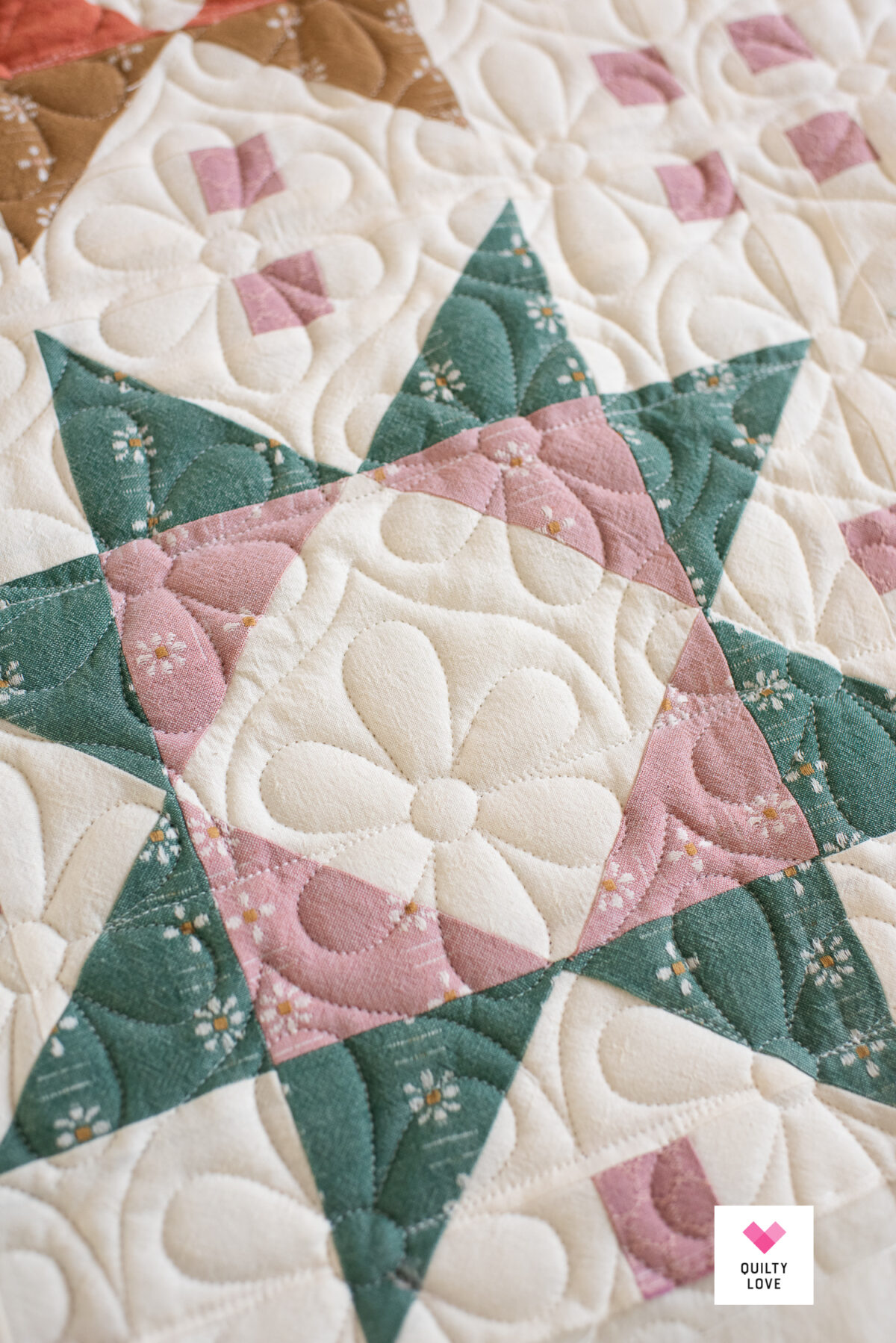 Fableism Forest Forage Tiled Stars II quilt by Quilty Love - Quilty Love