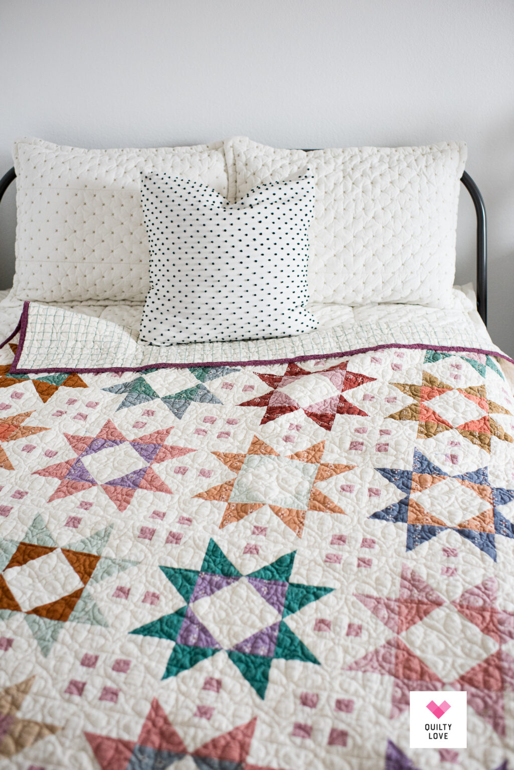 Fableism Forest Forage Tiled Stars II quilt by Quilty Love - Quilty Love