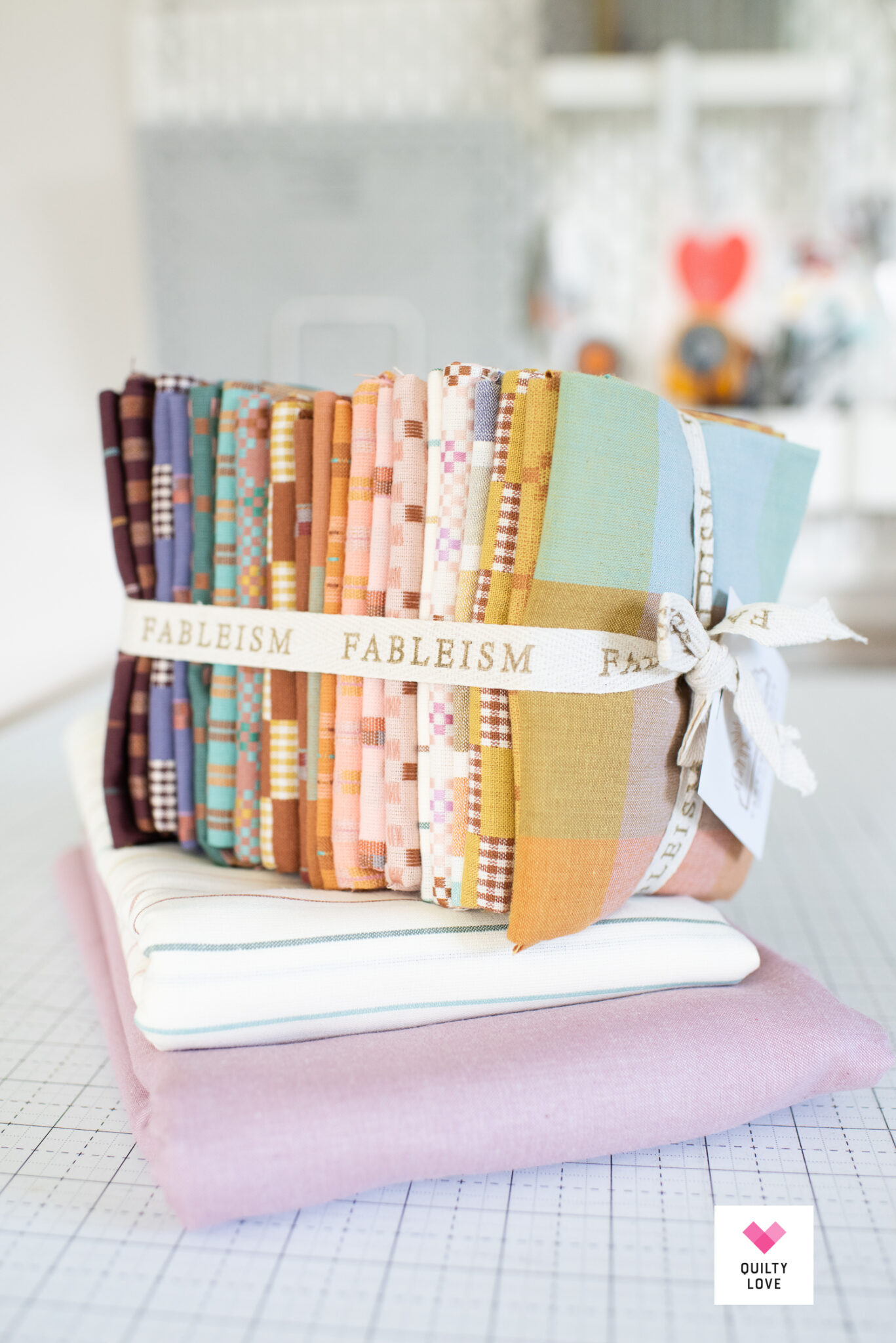 Hand quilted Fableism Canyon Springs Plus Charmed quilt - Quilty Love