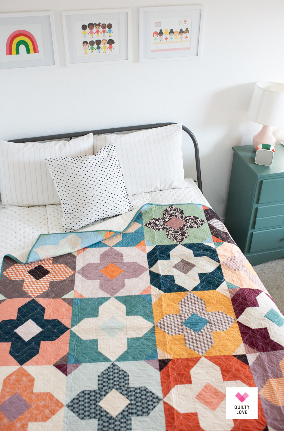 Art Gallery Fabrics Duval Geo Gems Quilt - Quilty Love