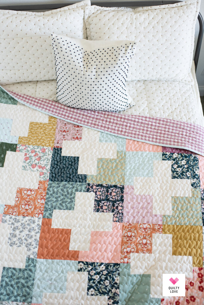 Free Pattern - Scrappy Granny Squares quilt pattern - Quilty Love