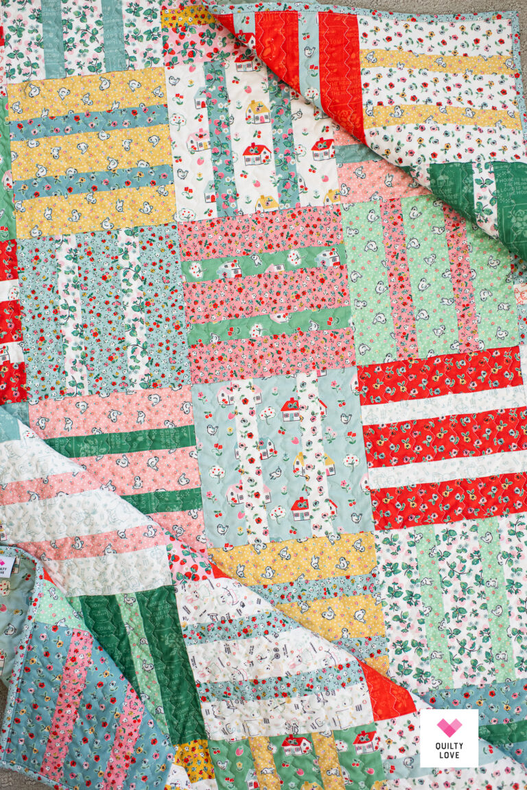 Poppie Cotton Home Sweet Home Cake Dash Quilt - Quilty Love
