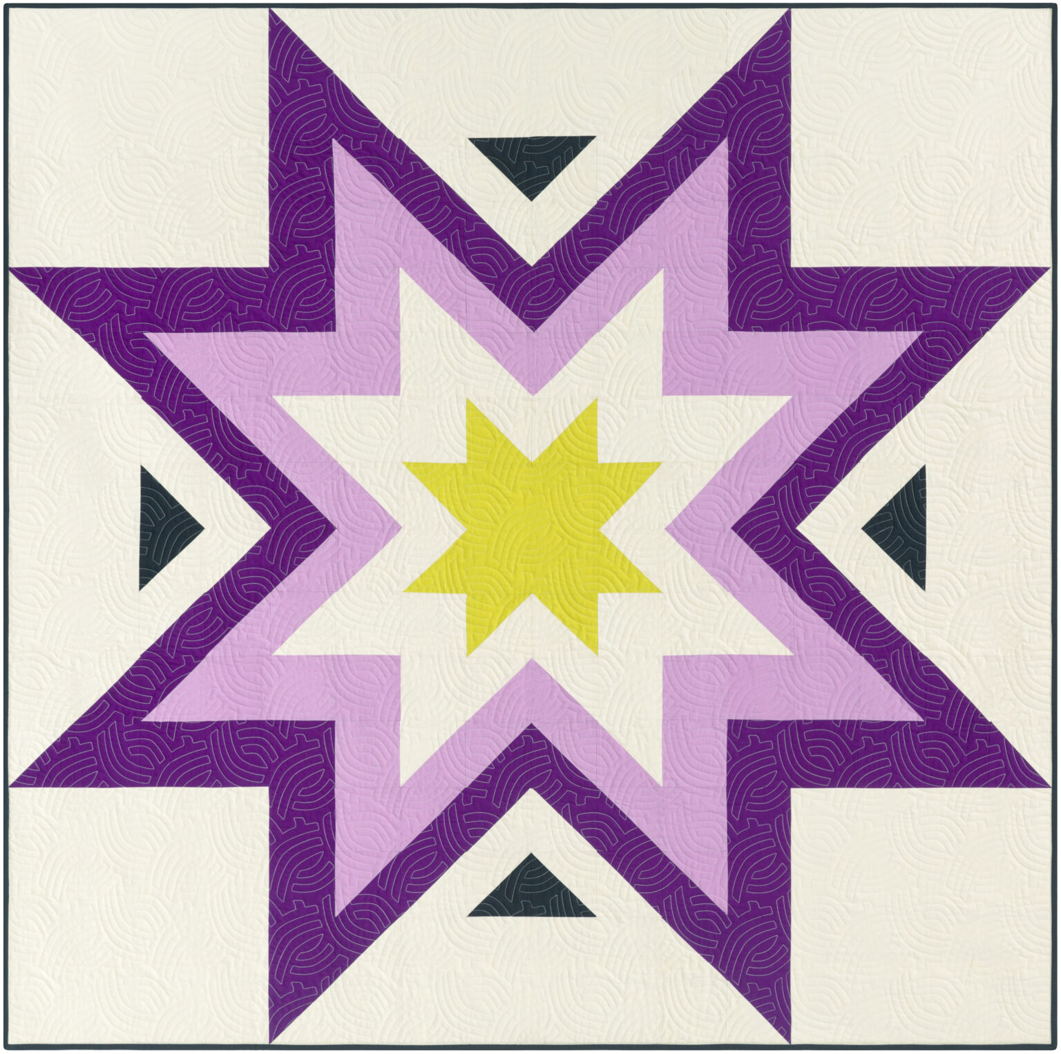 2025 Kona Color of the Year Expanding Stars Quilt - Quilty Love