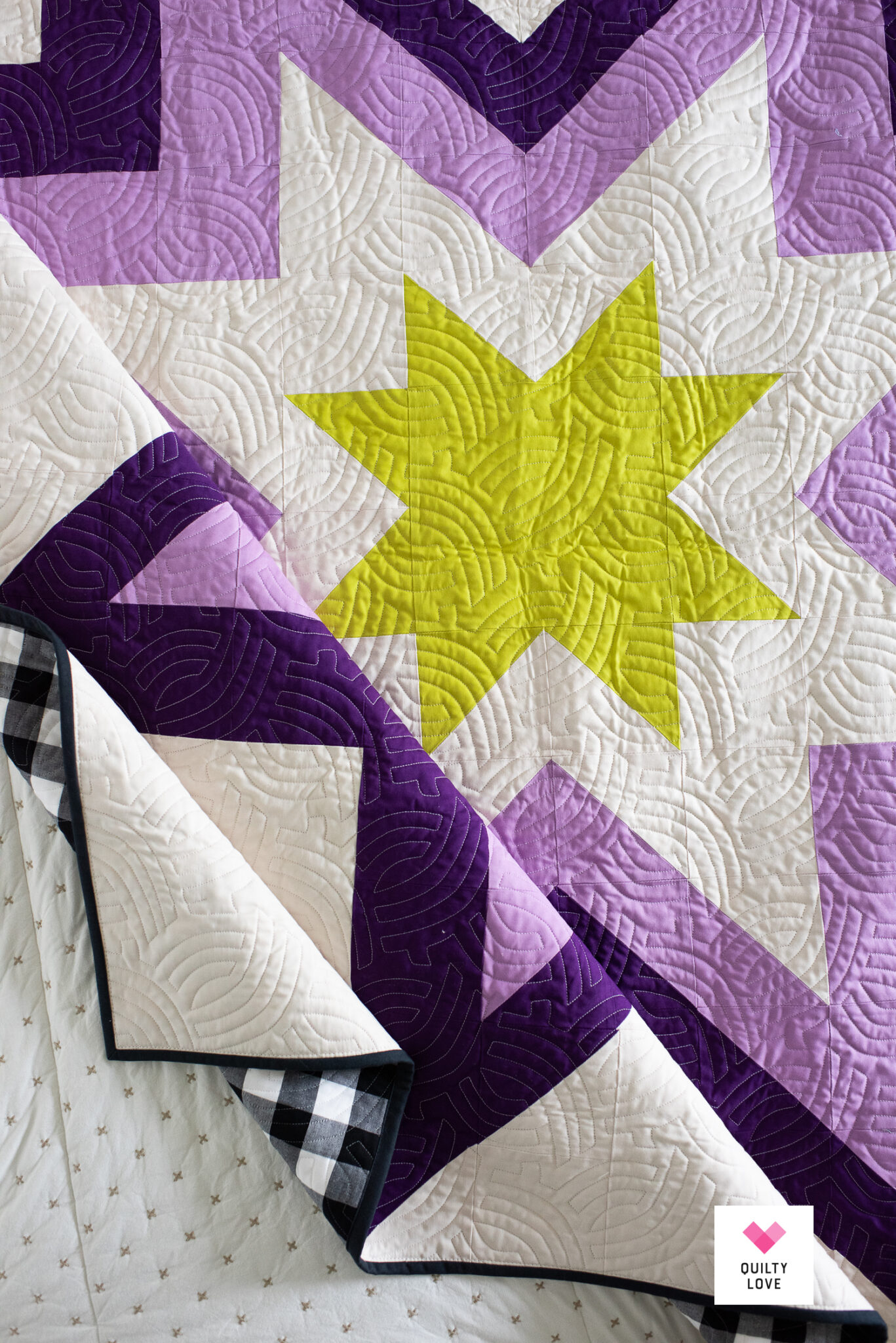 2025 Kona Color of the Year Expanding Stars Quilt - Quilty Love