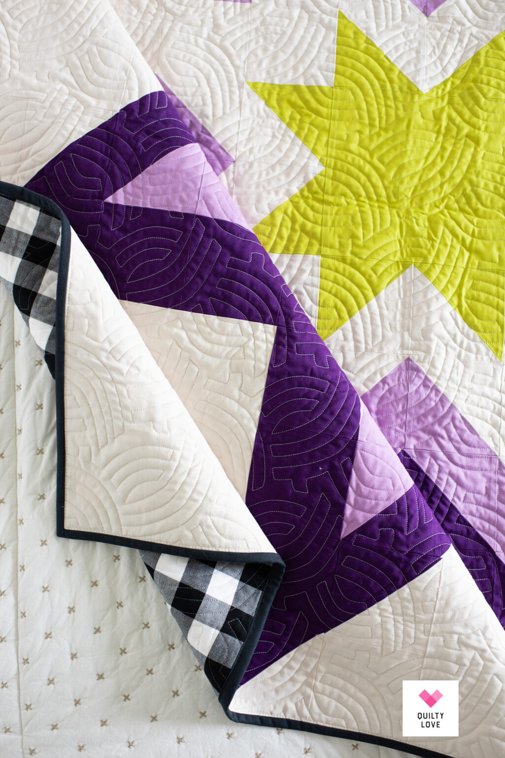 2025 Kona Color of the Year Expanding Stars Quilt - Quilty Love