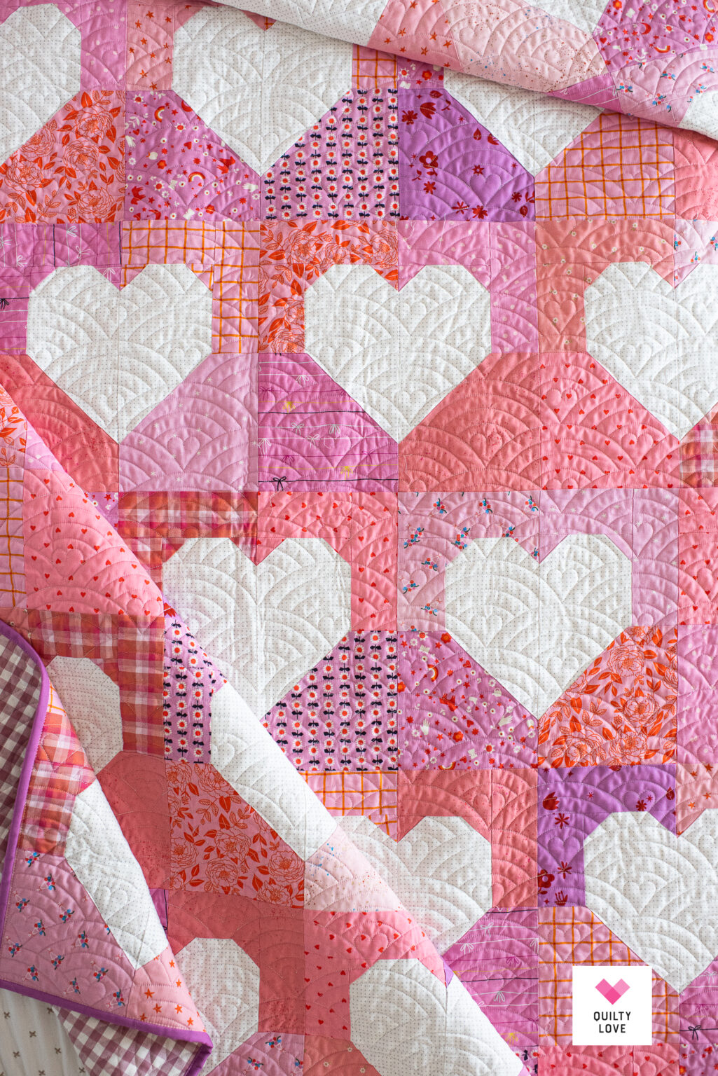 Patchwork Hearts II quilt pattern - the new Quilty Love heart pattern ...
