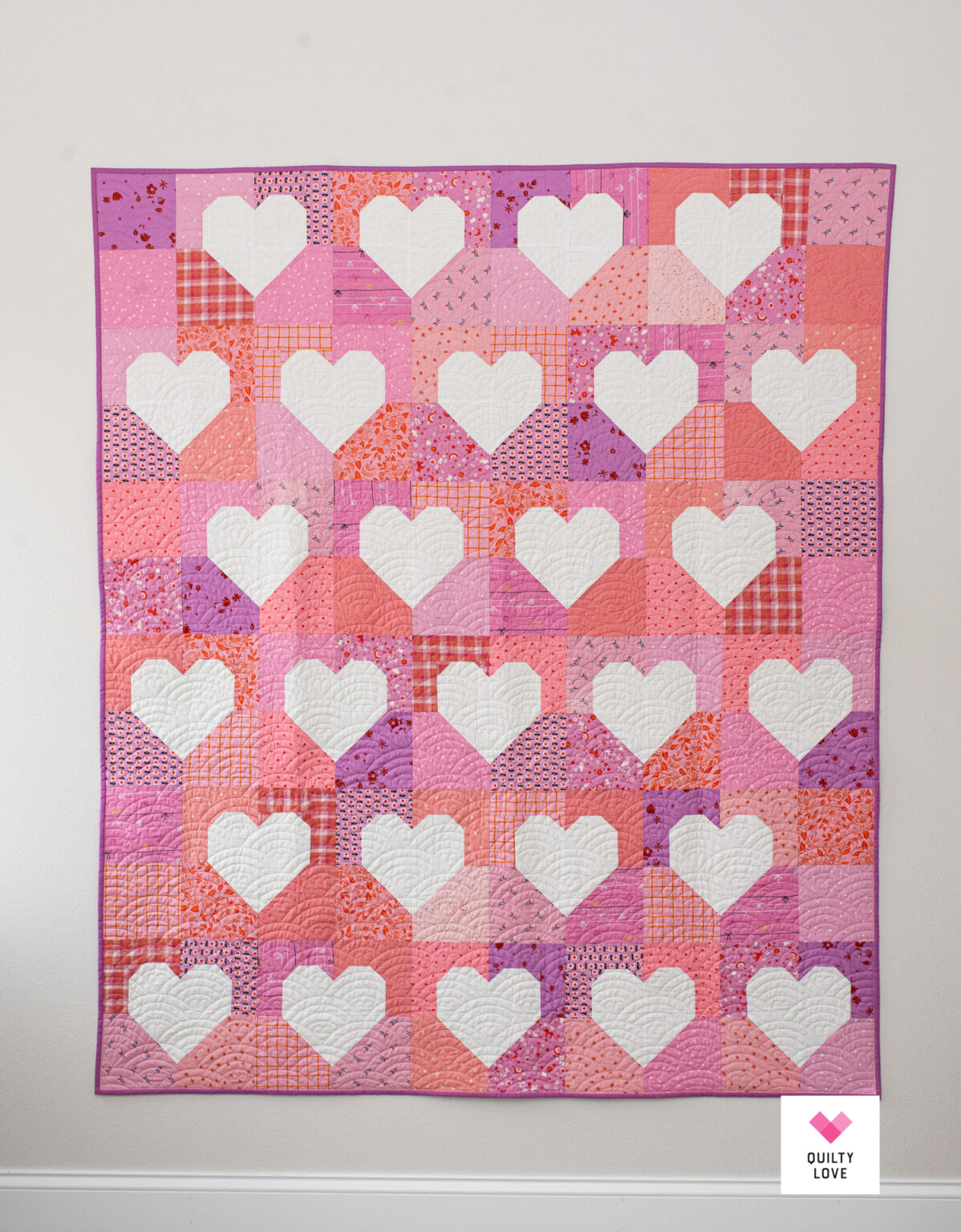 2025 Heart Quilt Along - Patchwork Hearts II - Quilty Love