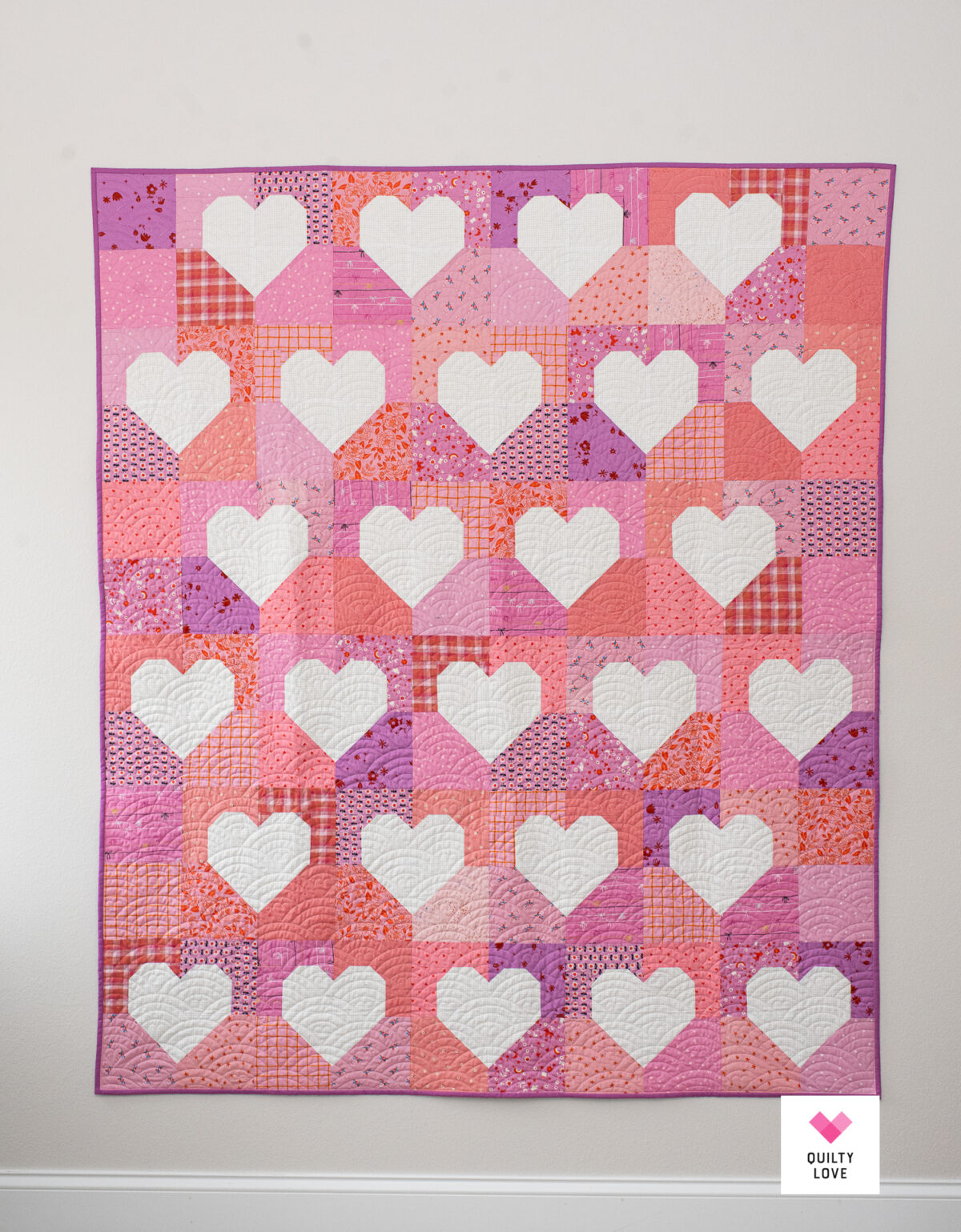 2025 Heart Quilt Along - Patchwork Hearts II - Quilty Love