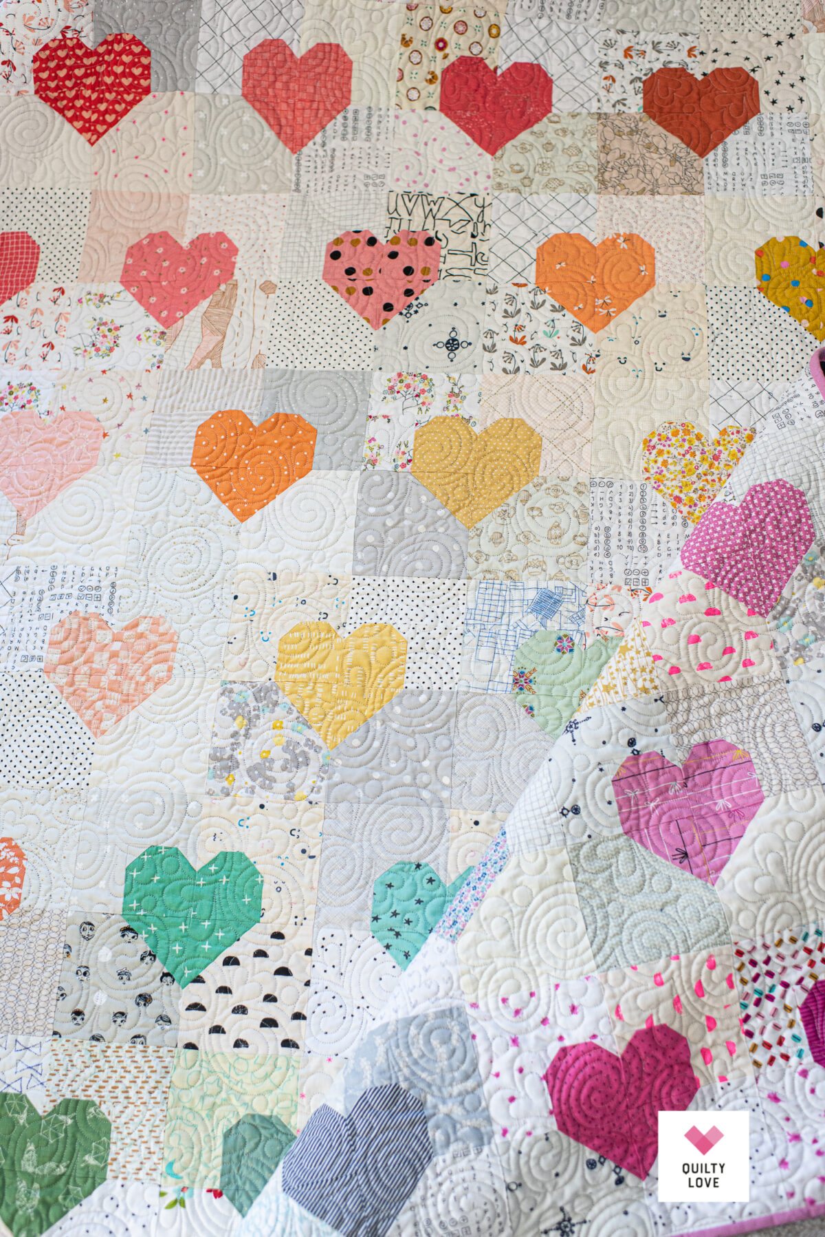 2025 Heart Quilt Along - Patchwork Hearts II - Quilty Love
