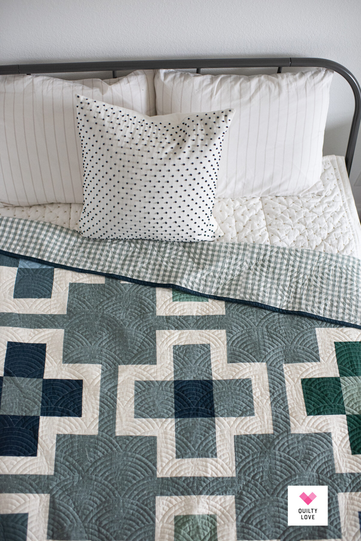 Plus Charmed Quilt Pattern - The Fableism Sprout Wovens one - Quilty Love