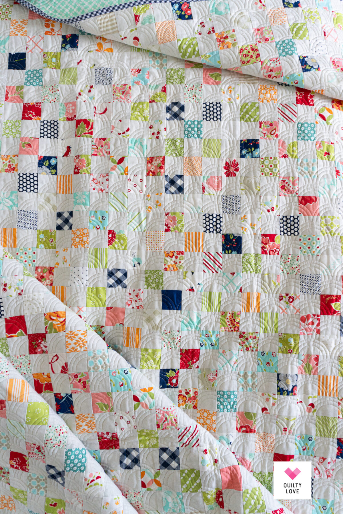 The Bonnie and Camille Postage Stamp quilt - Quilty Love