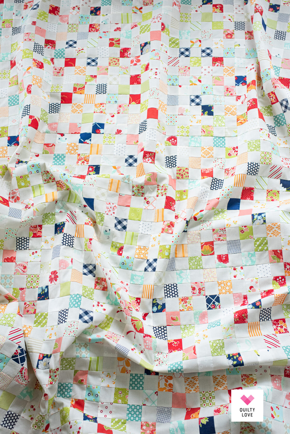 The Bonnie and Camille Postage Stamp quilt - Quilty Love