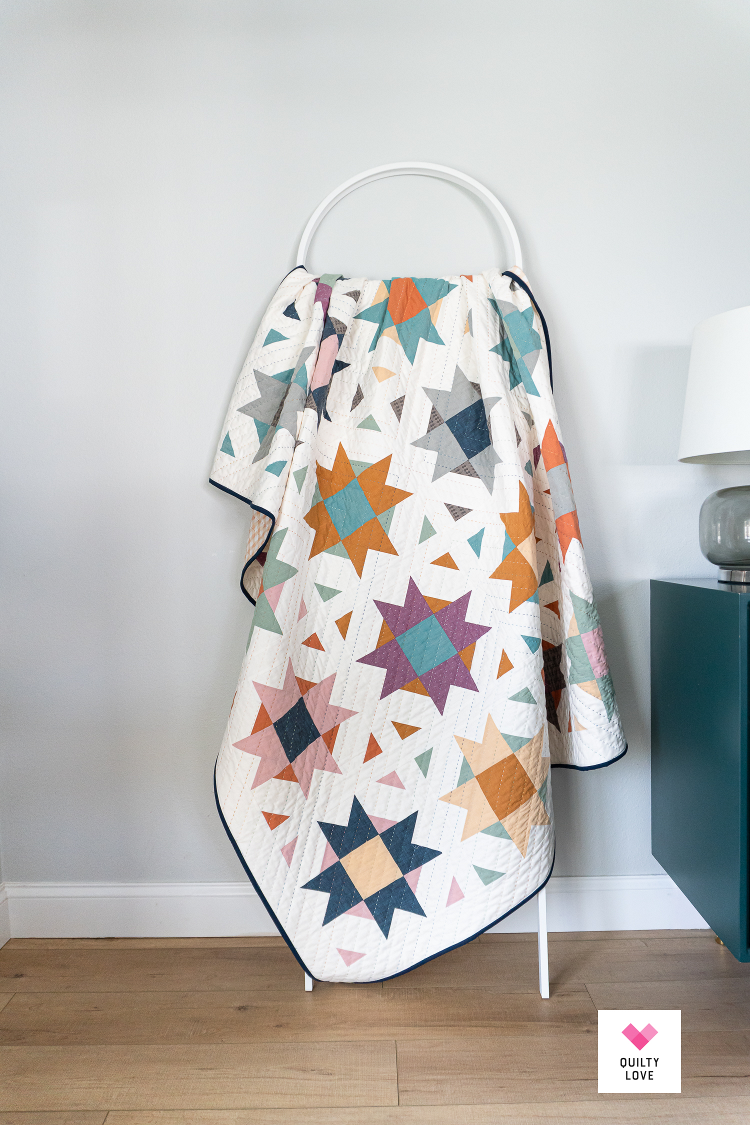 The Wildflower Wovens Compass Star quilt - Quilty Love