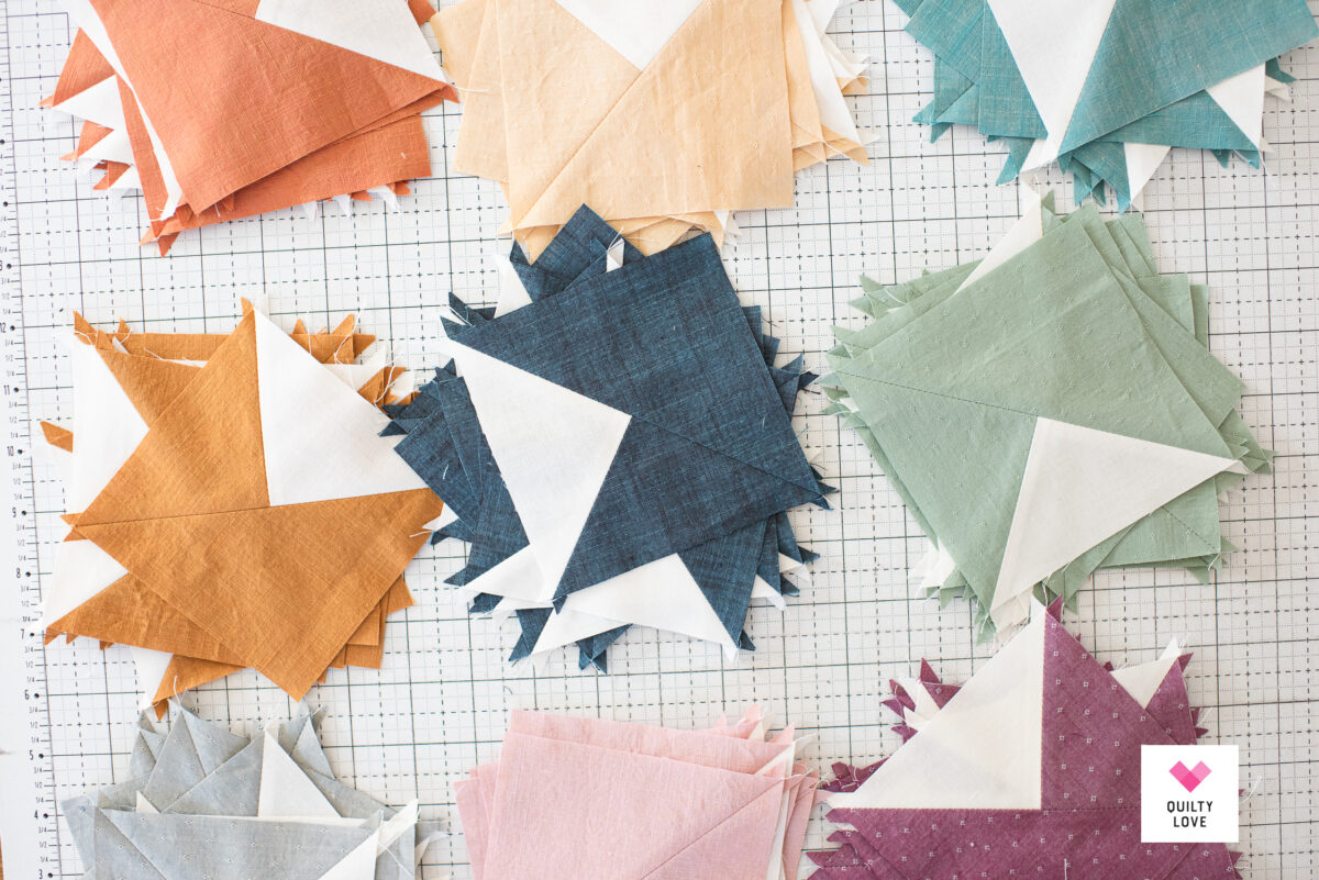 The Wildflower Wovens Compass Star quilt - Quilty Love